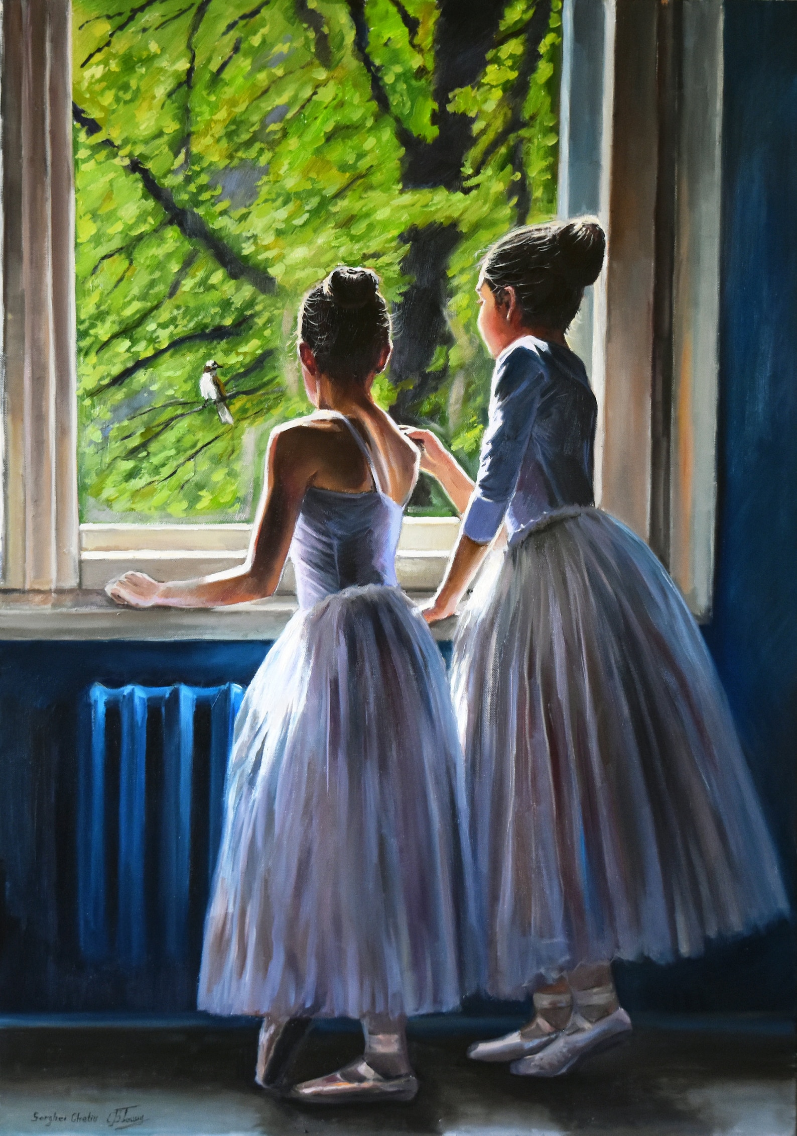 Ballerina Painting, Original Ballet Art, Ballerina Artwork 85x60 Cm. - Etsy