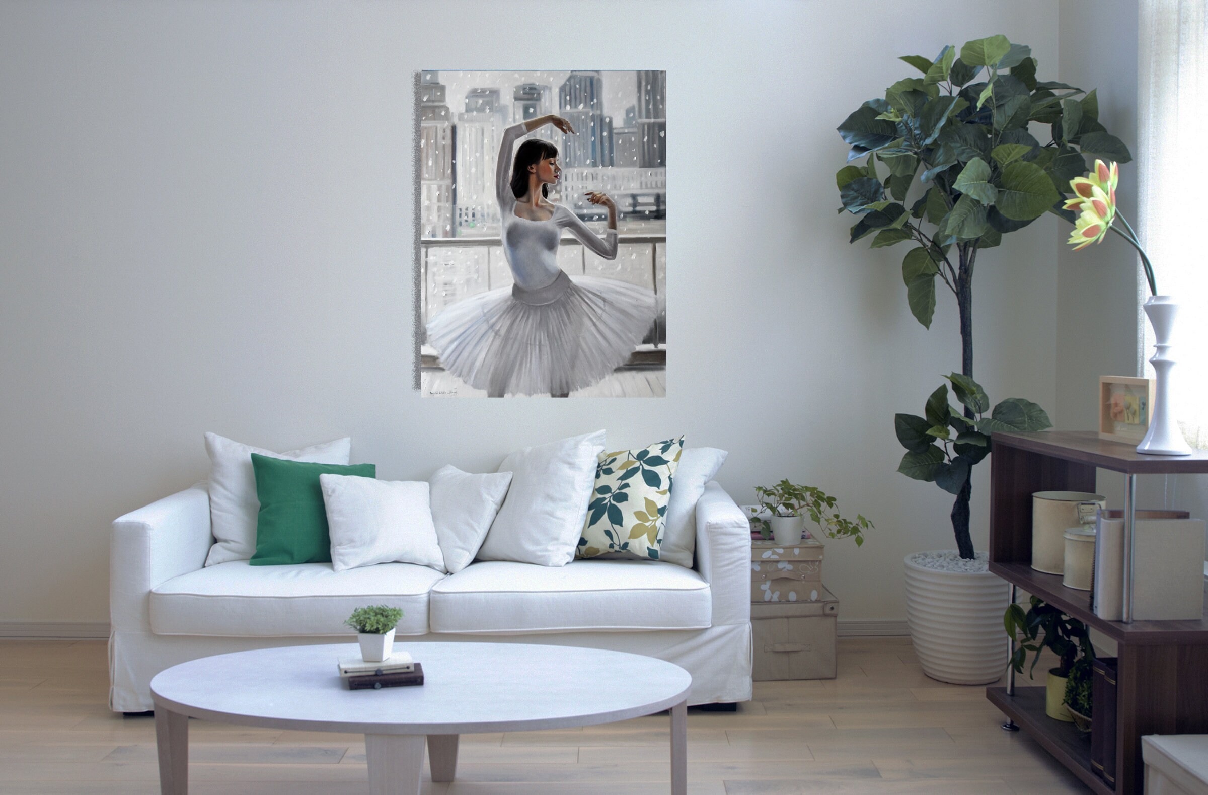 Ballerina Painting Ballet Dancer Artwork Original Ballet Art - Etsy