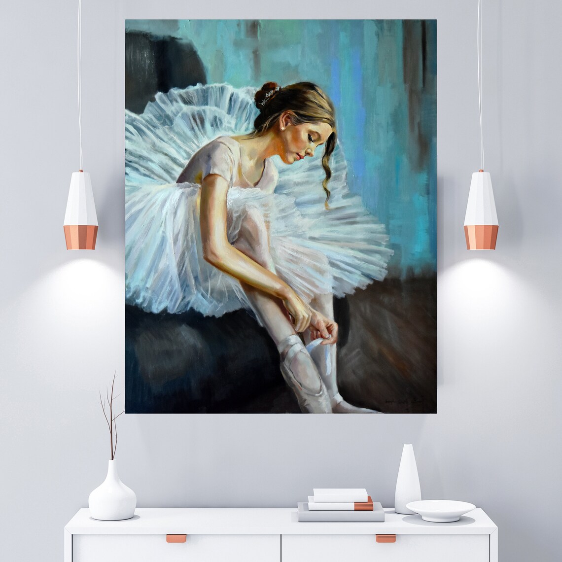 Ballerina Painting Ballet Dancer Artwork Original Ballet Art - Etsy