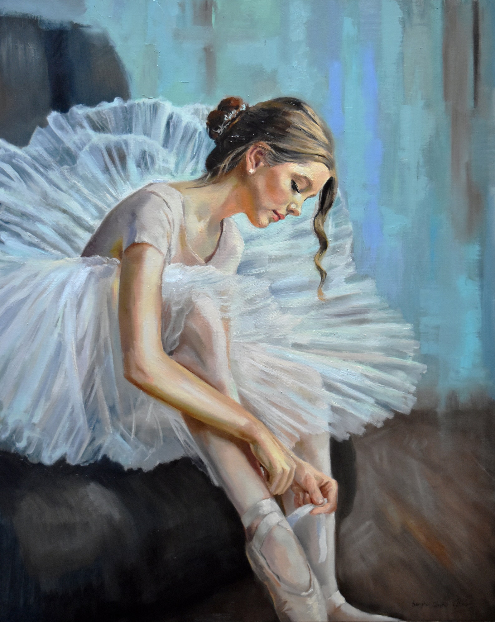 Ballerina Painting Ballet Dancer Artwork Original Ballet Art Ballerina ...