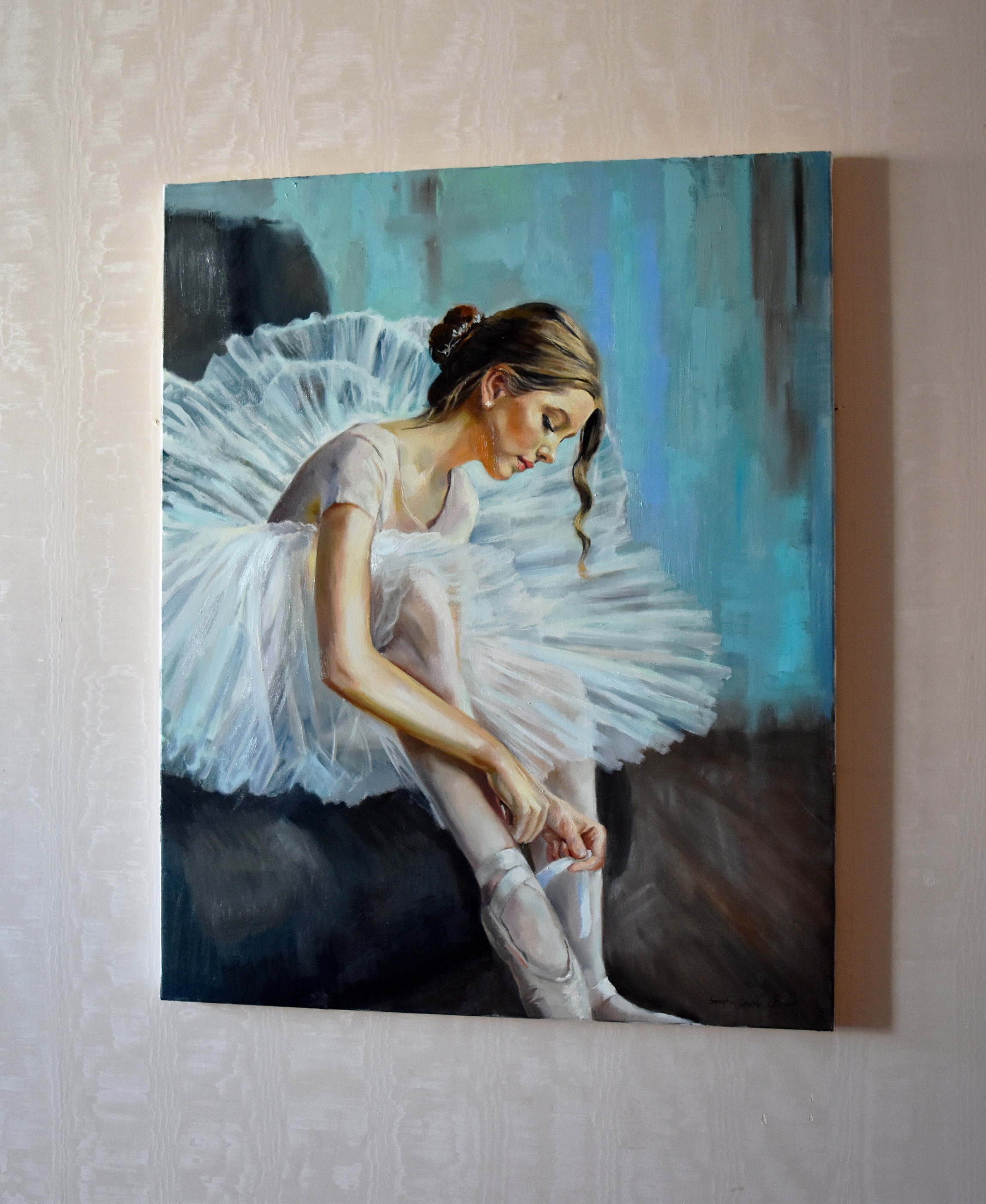Ballerina Painting Ballet Dancer Artwork Original Ballet Art Ballerina ...