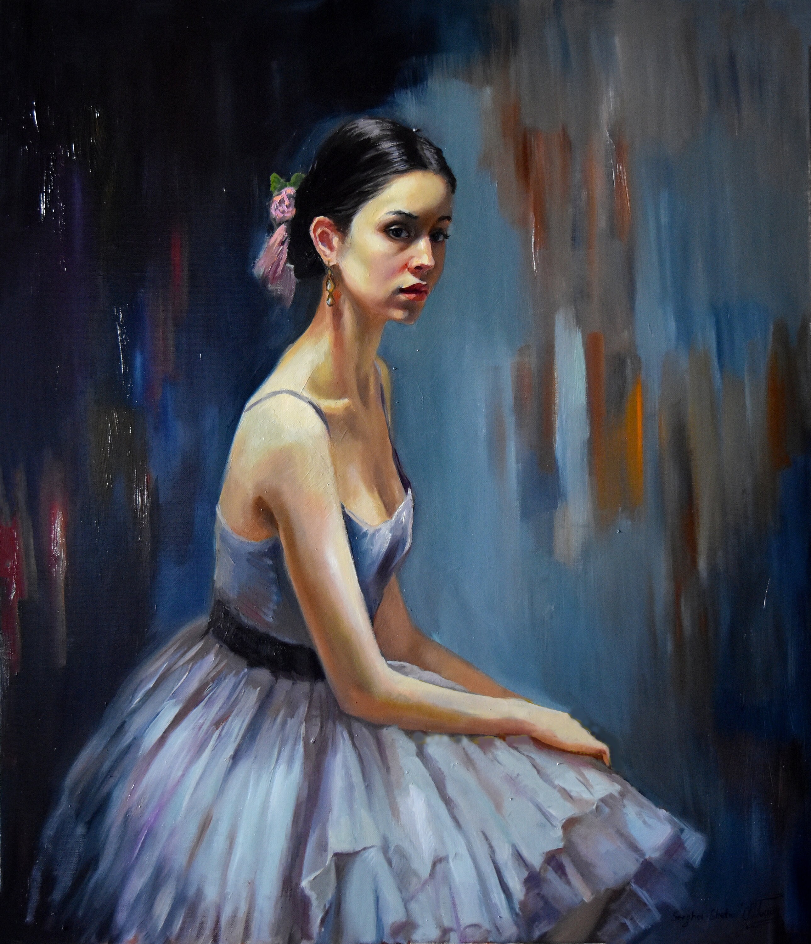 Ballerina Portrait Ballet Dancer Artwork Ballerina Figurative Art ...