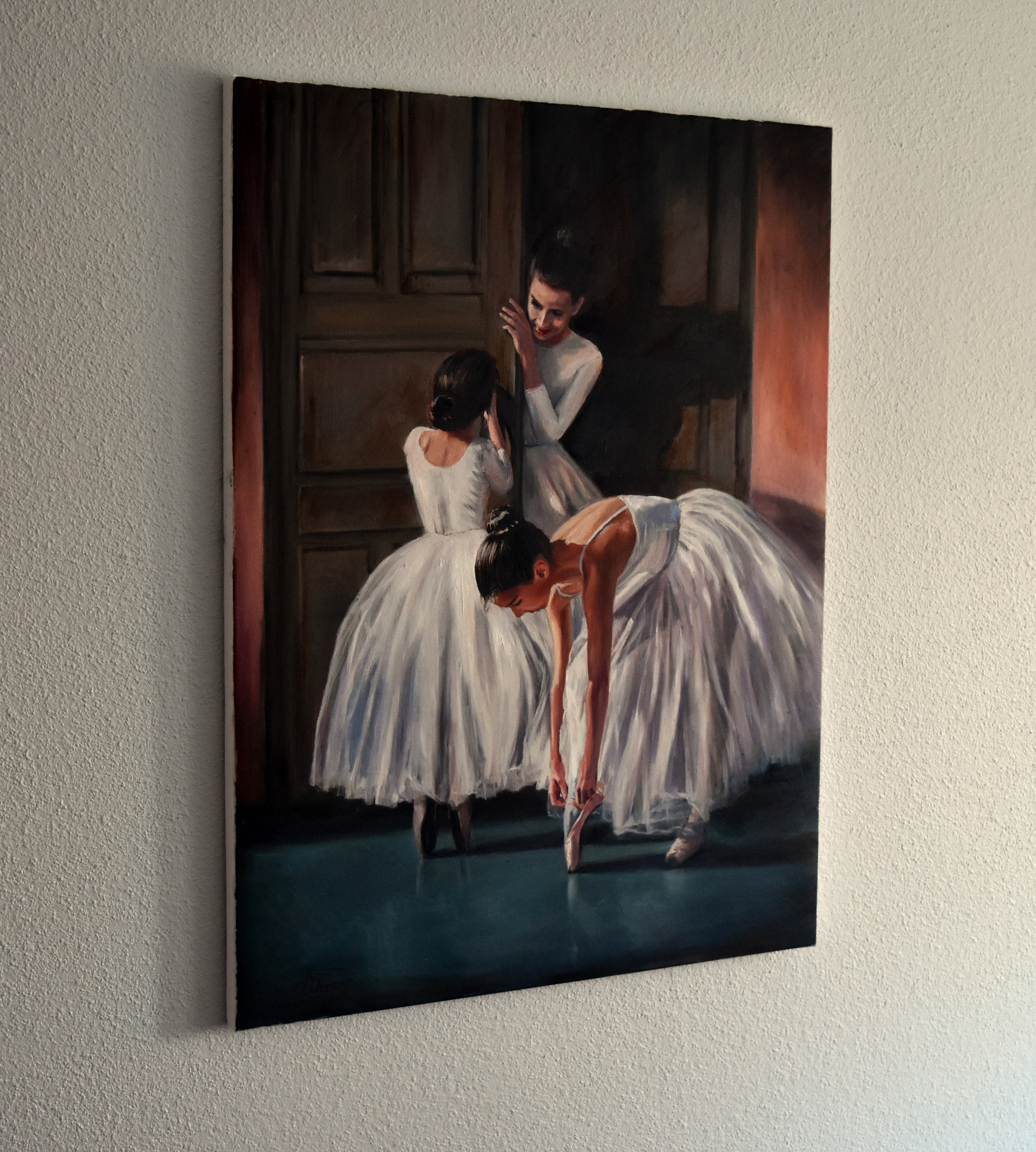 Ballerina Painting, Original Ballet Art, Ballet Dancer Art, Example for ...