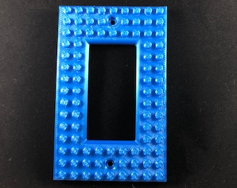 3D Printed Cover Plate for Light Switch compatible With LEGO - Etsy