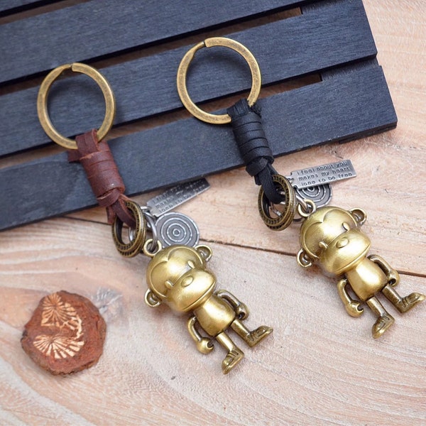 Monkey Keychain - Etsy