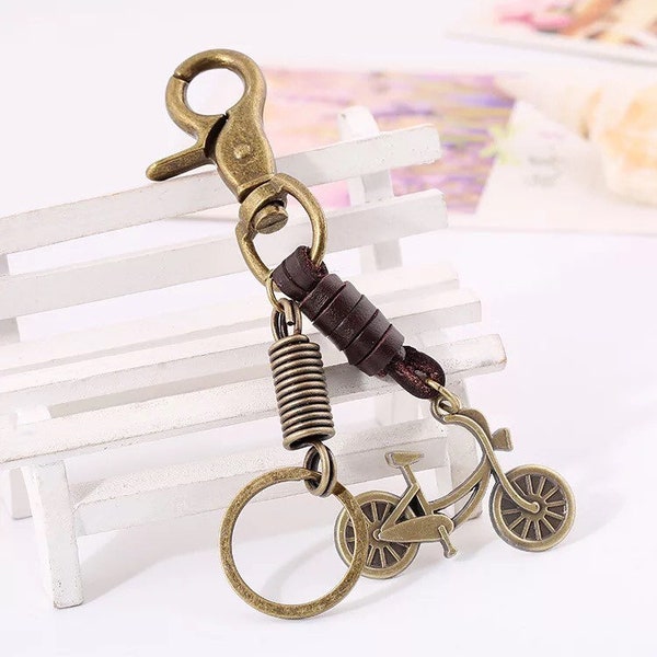 Bicycle Keychain - Etsy