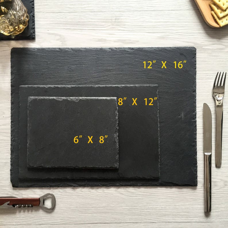 Custom Slate Cheese Platter Personalized Stone Cutting Board - Etsy
