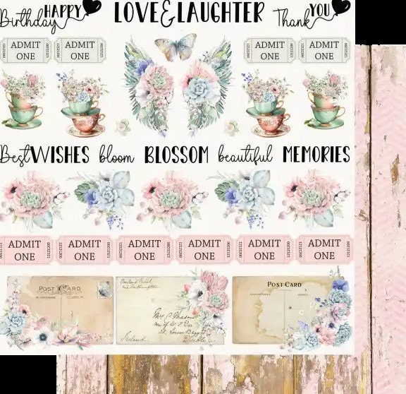12x12 Papers Collection, Cut Apart Sheets, Vellum Creative Cuts ...