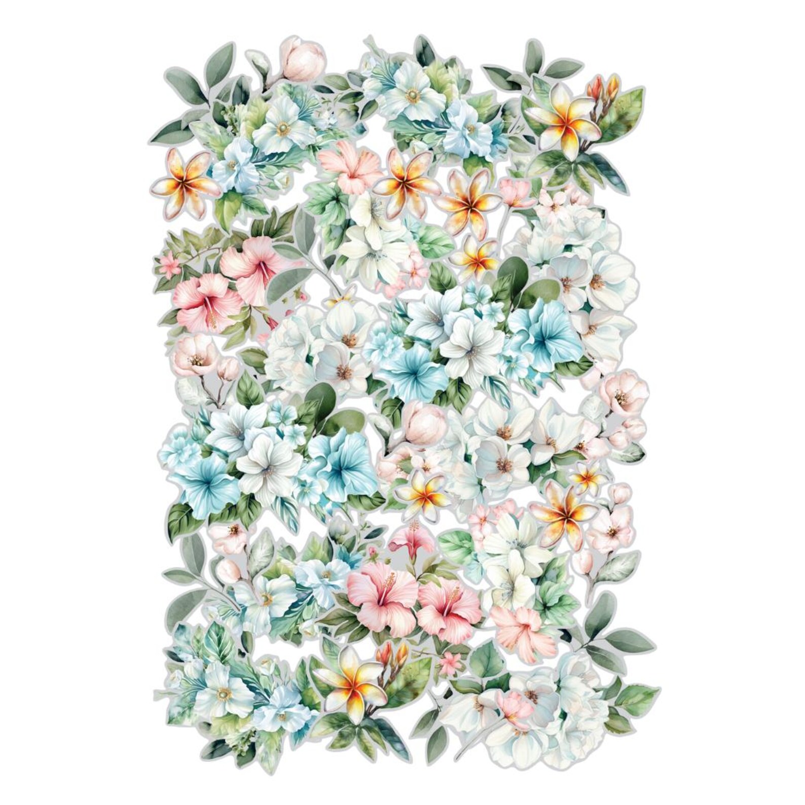 Coastal Bliss Collection- 12x12 Paper-creative Cuts- 6x6 Paper Packs ...