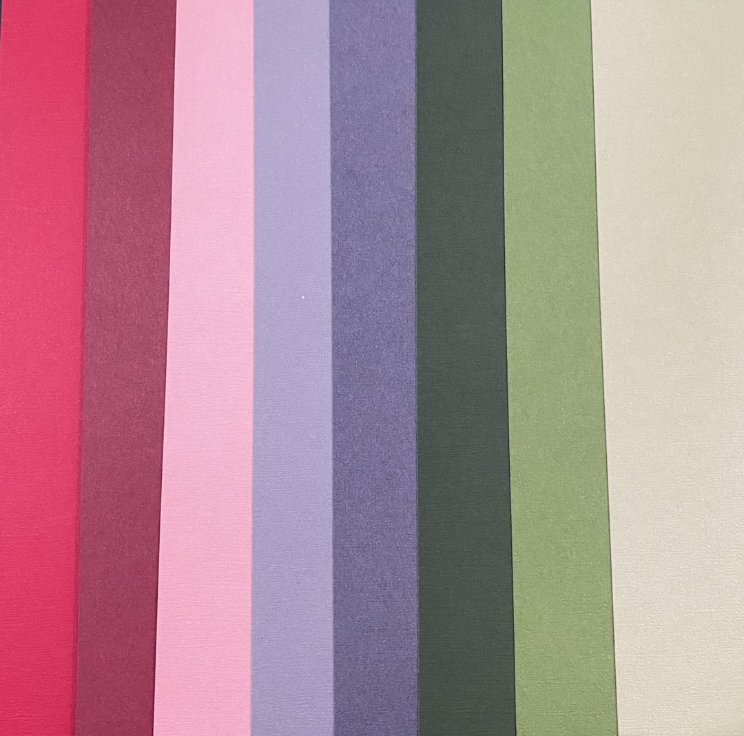12x12" Cardstock- Plain- Various Colours- Uniquely Creative - Etsy