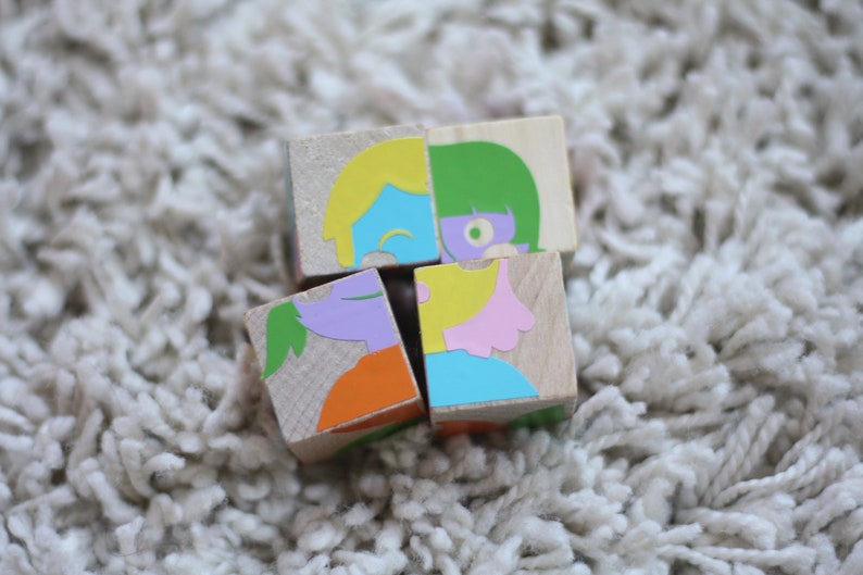Exploring Emotions - Wooden Blocks - Etsy