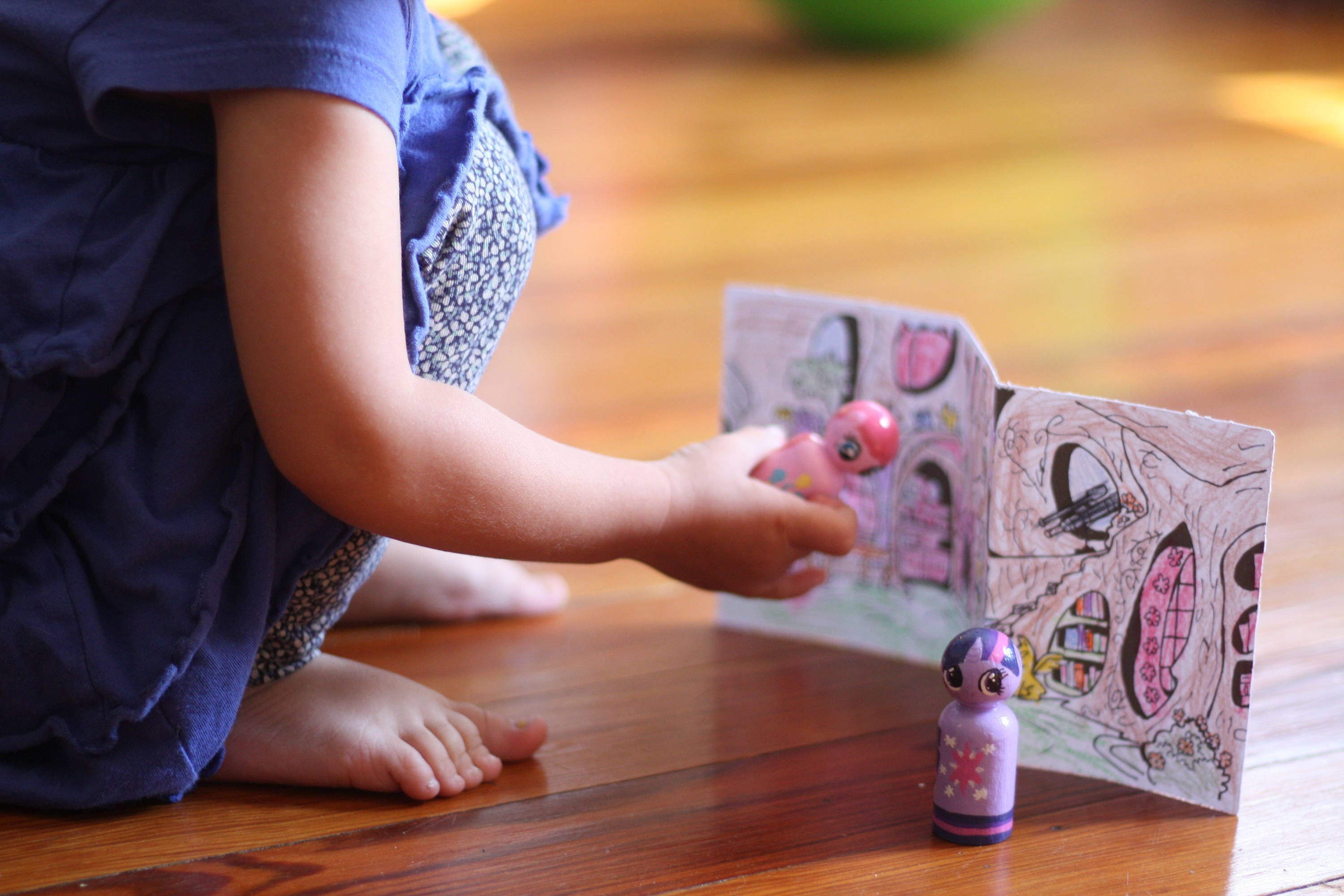 My Little Pony Peg Travel Pack, Twilight Sparkle, Pinky Pie & Spike - Etsy