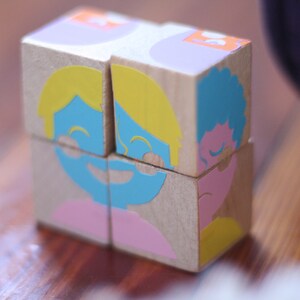 Exploring Emotions - Wooden Blocks - Etsy