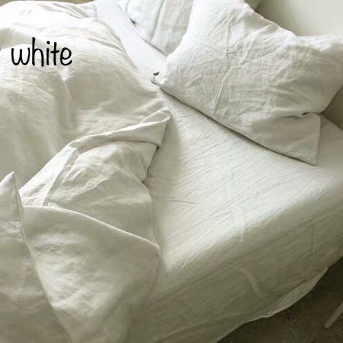 Chartreuse Yellow Linen Bedding Set / 1 Duvet Cover 2 | Etsy