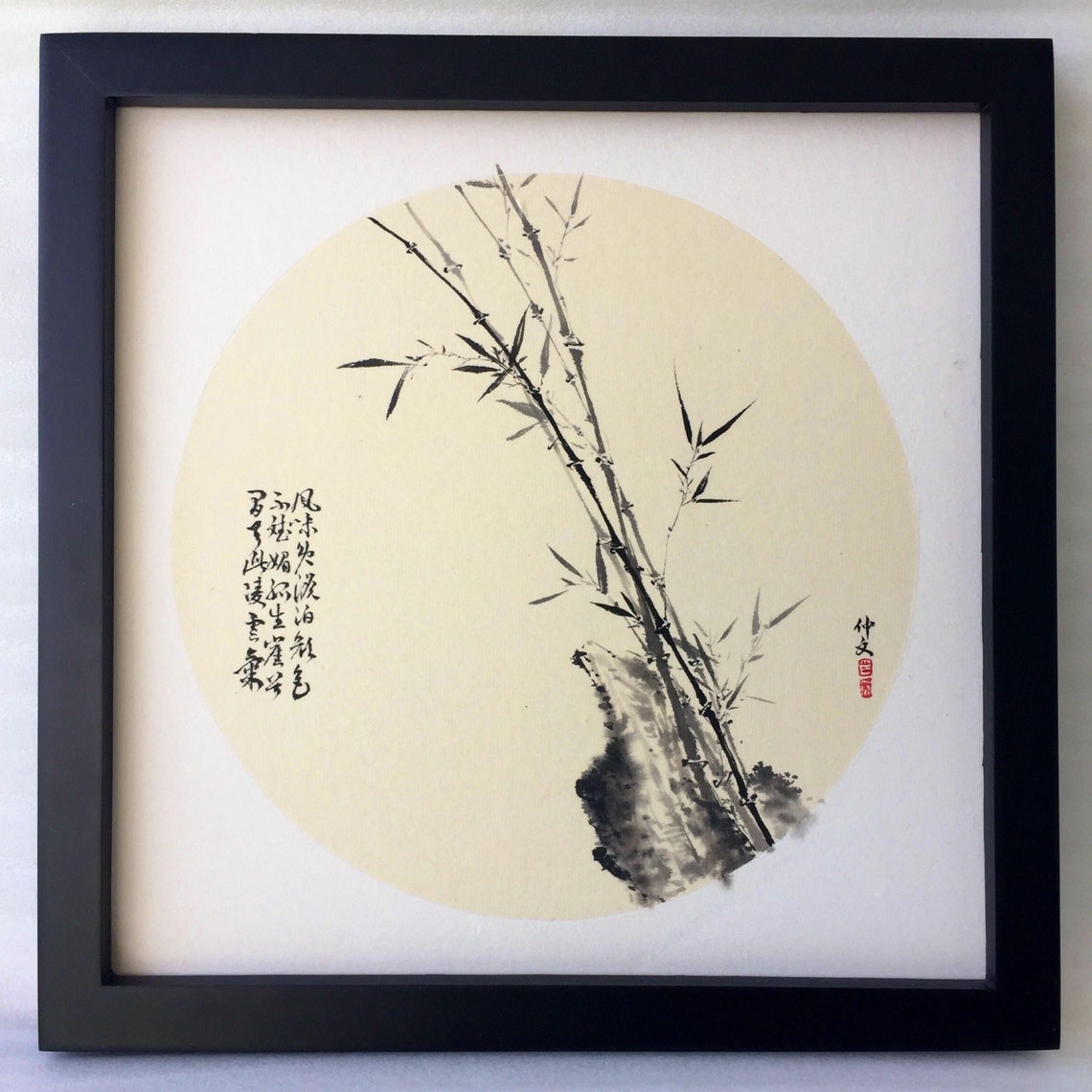 Bamboos. ORIGINAL Watercolor Painting on Paper Landscape. - Etsy