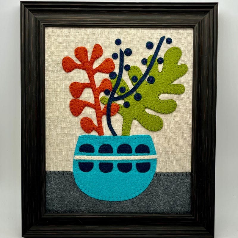 Mid Century Modern Wood Applique - Etsy