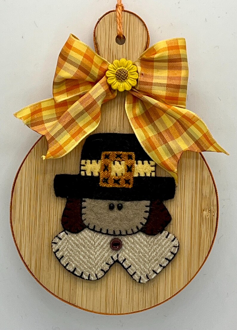 Felt Mini Cutting Board Pilgrim Man Wall Hanging Table Decoration - Etsy