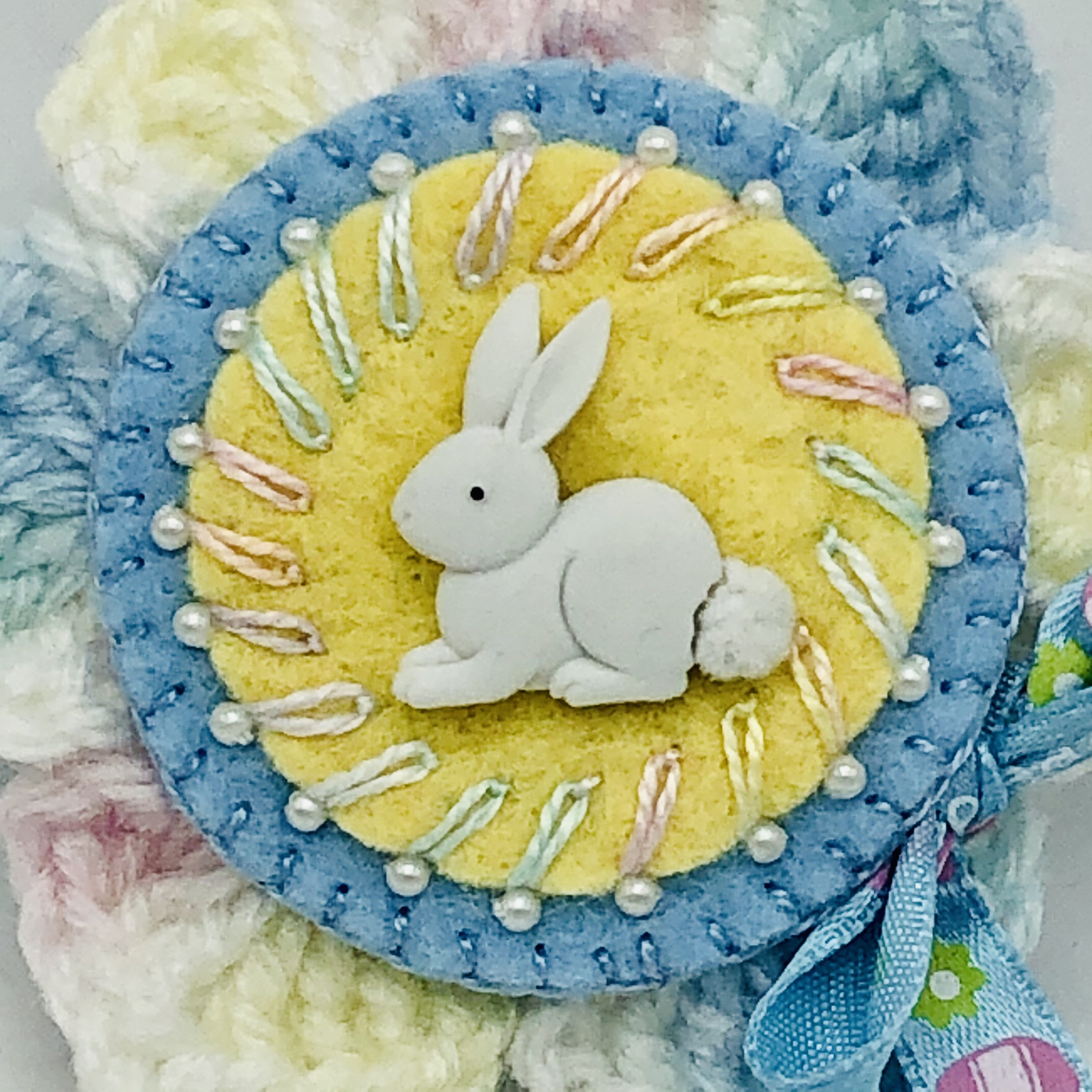 Egg Hunt Felt Easter Pin - Etsy