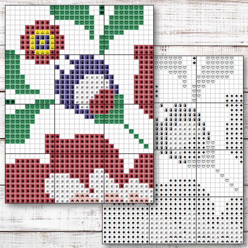 Polish Folk Art Modern Cross Stitch Patterns PDF Ethnic Flotal | Etsy