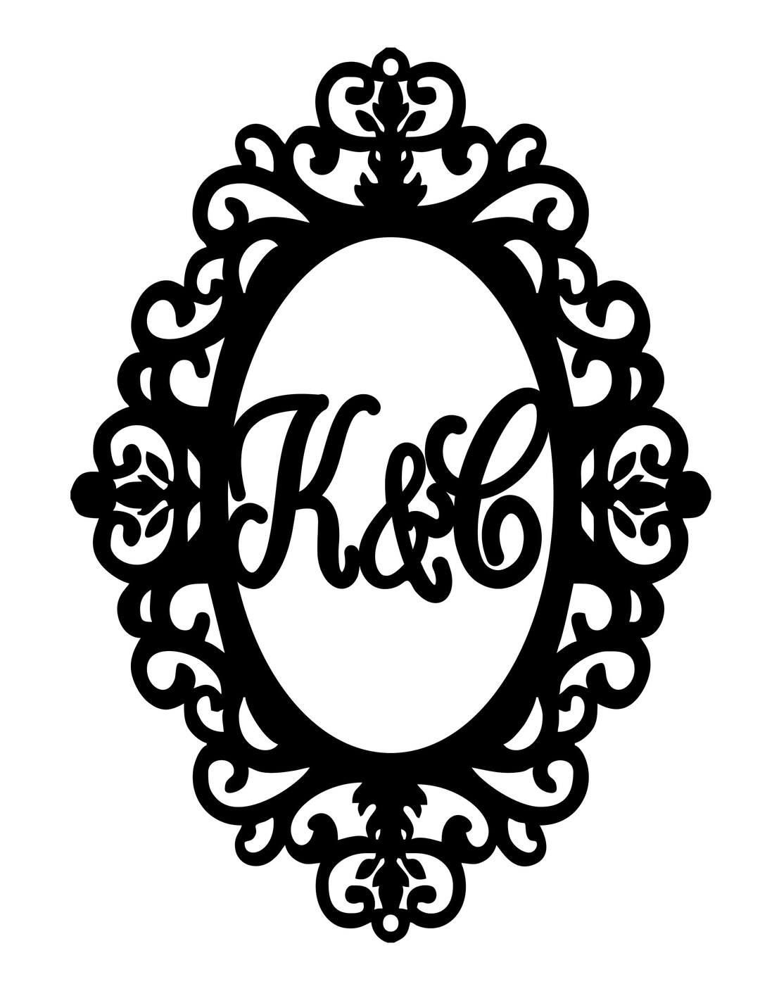 Custom Baroque Frame in 41 X 30 Cm or 35 X 25 Cm or 30 X 21 Cm. Wood ...