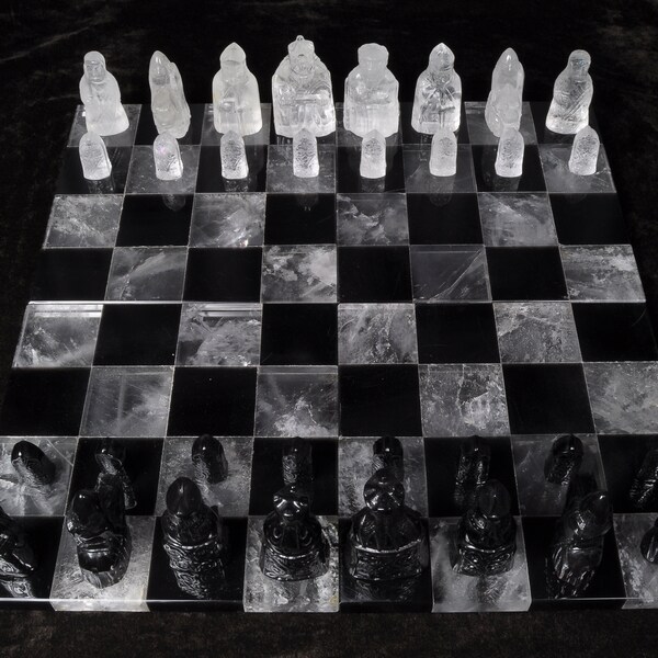 Buy Crystal Chess Set Online - Etsy