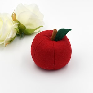 Felt Play Food Apple, Play Food, Pretend Food for Play Kitchen, Felt ...