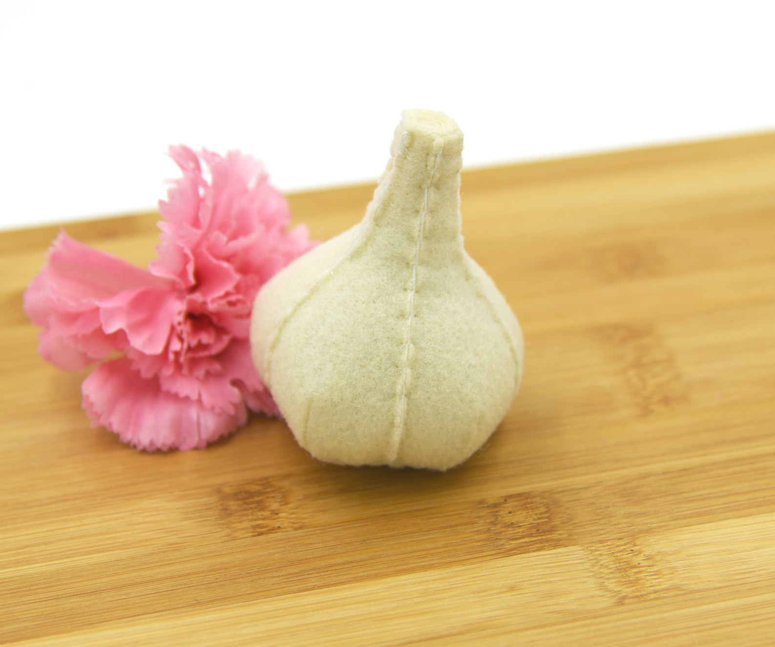 Felt Food Garlic, Play Food, Pretend Food for Play Kitchen, Felt ...