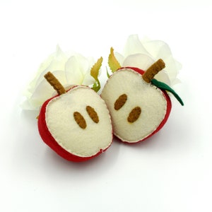 Felt Play Food Apple, Play Food, Pretend Food for Play Kitchen, Felt ...