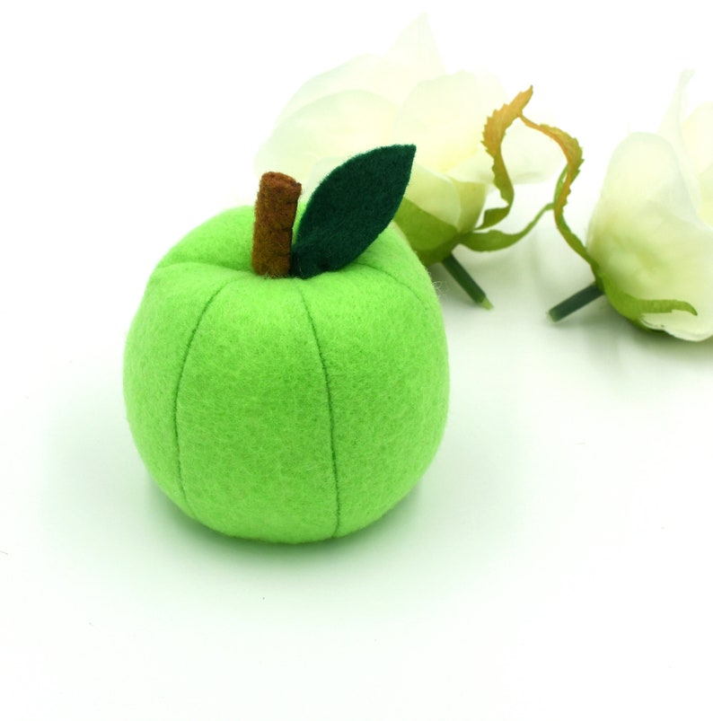 Felt Play Food Apple Play Food Pretend Food for Play - Etsy