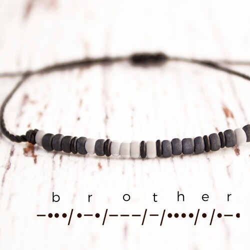 Morse Code Sister Braceletsister Christmas Presentgift for - Etsy