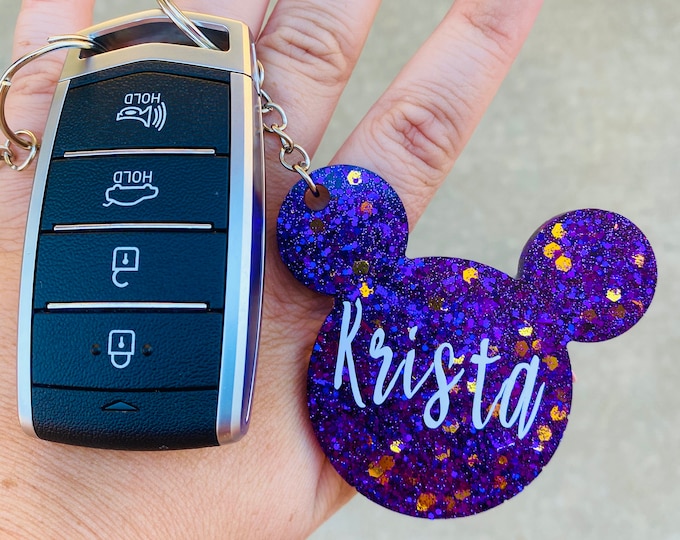 Mickey Mouse Keychains, Minnie Mouse Key Chain, Mouse Head Key Chain ...