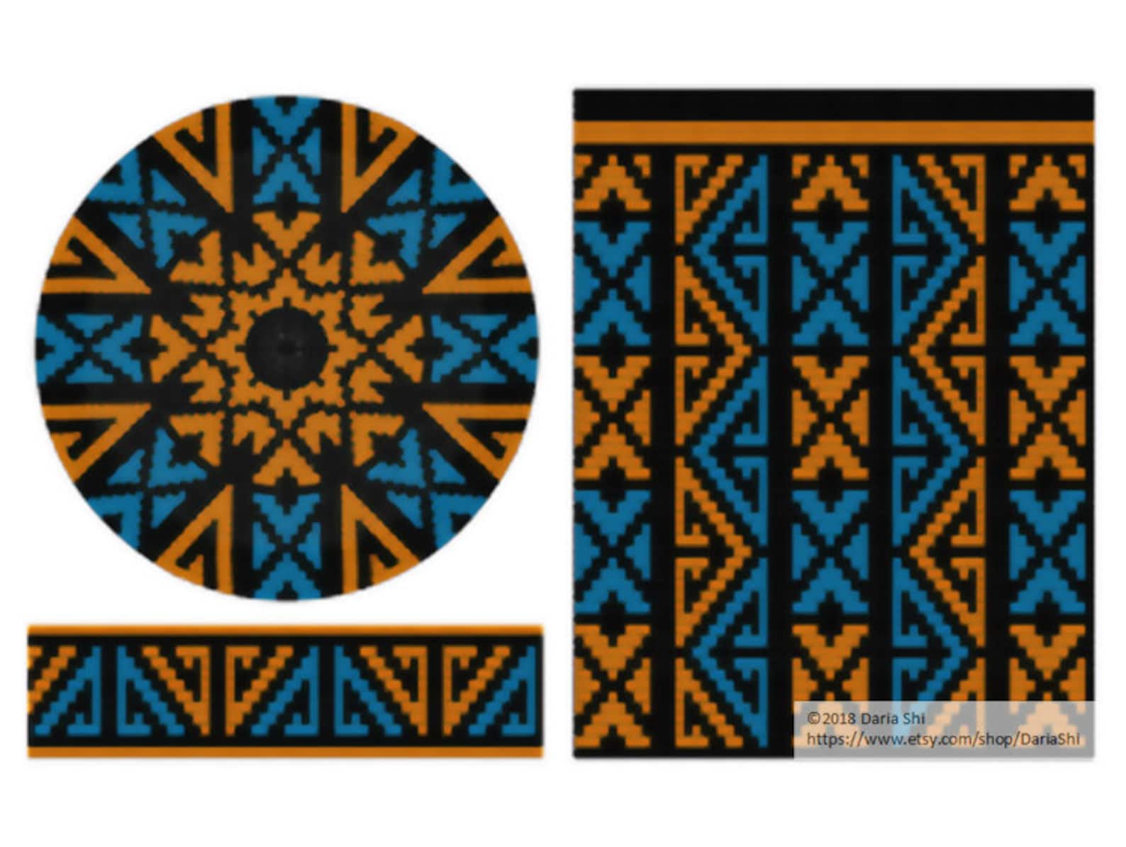 PATTERN: ETHNIC Set of wayuu mochila patterns wayuu bag | Etsy