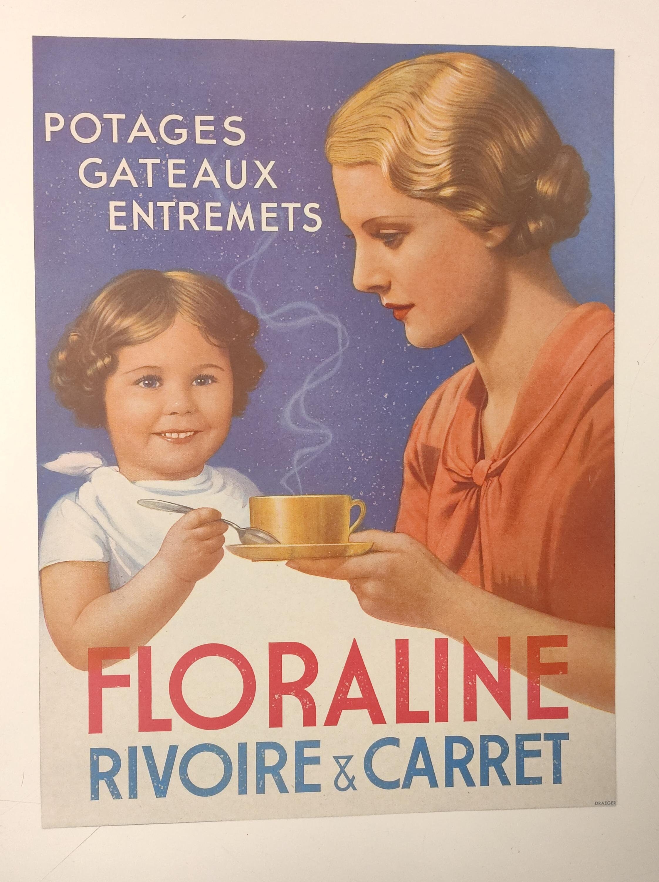 Original VINTAGE Magazine ADVERTISING FLORALINE Food Old Ad Framing ...