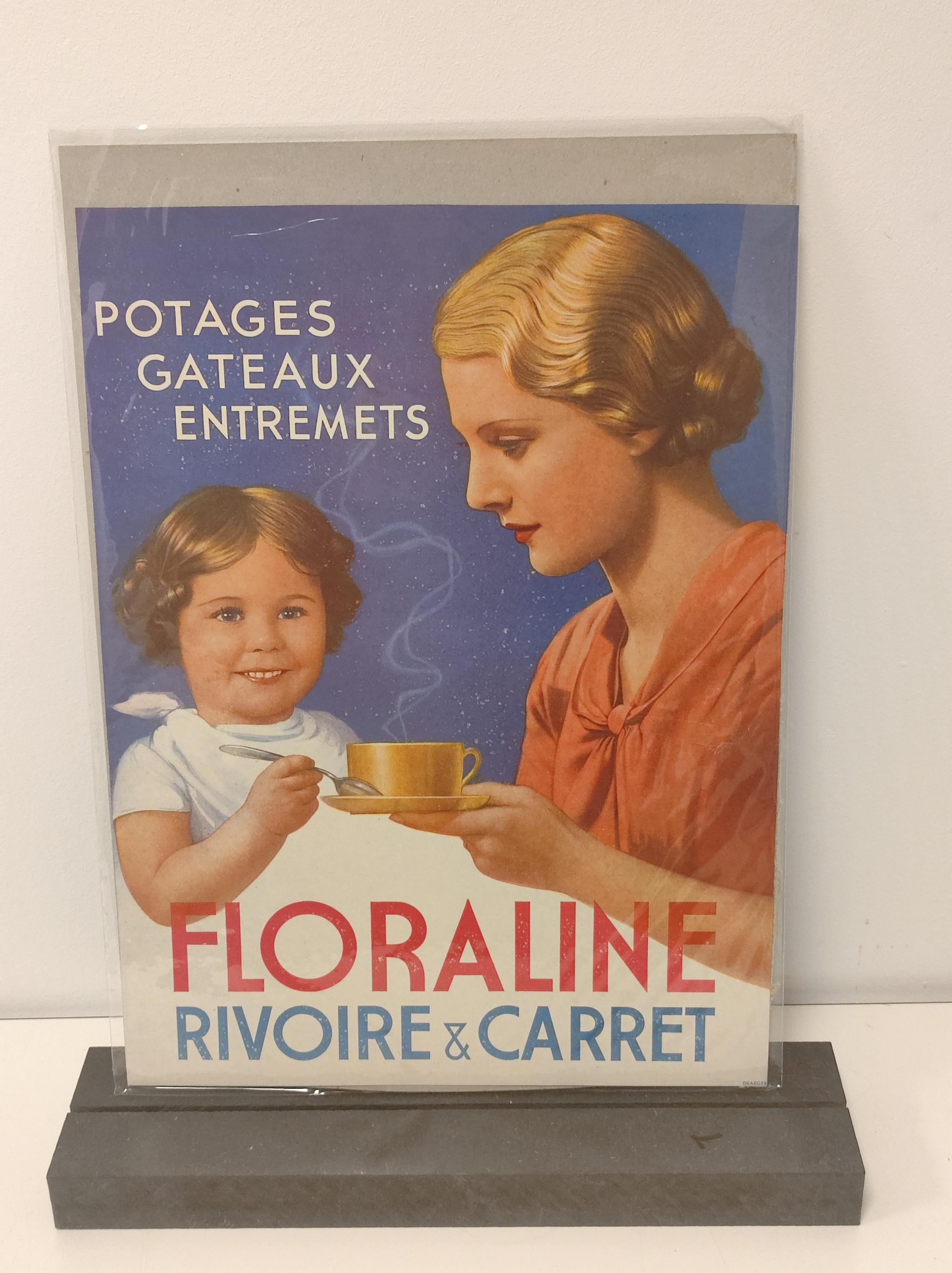 Original VINTAGE Magazine ADVERTISING FLORALINE Food Old Ad Framing ...