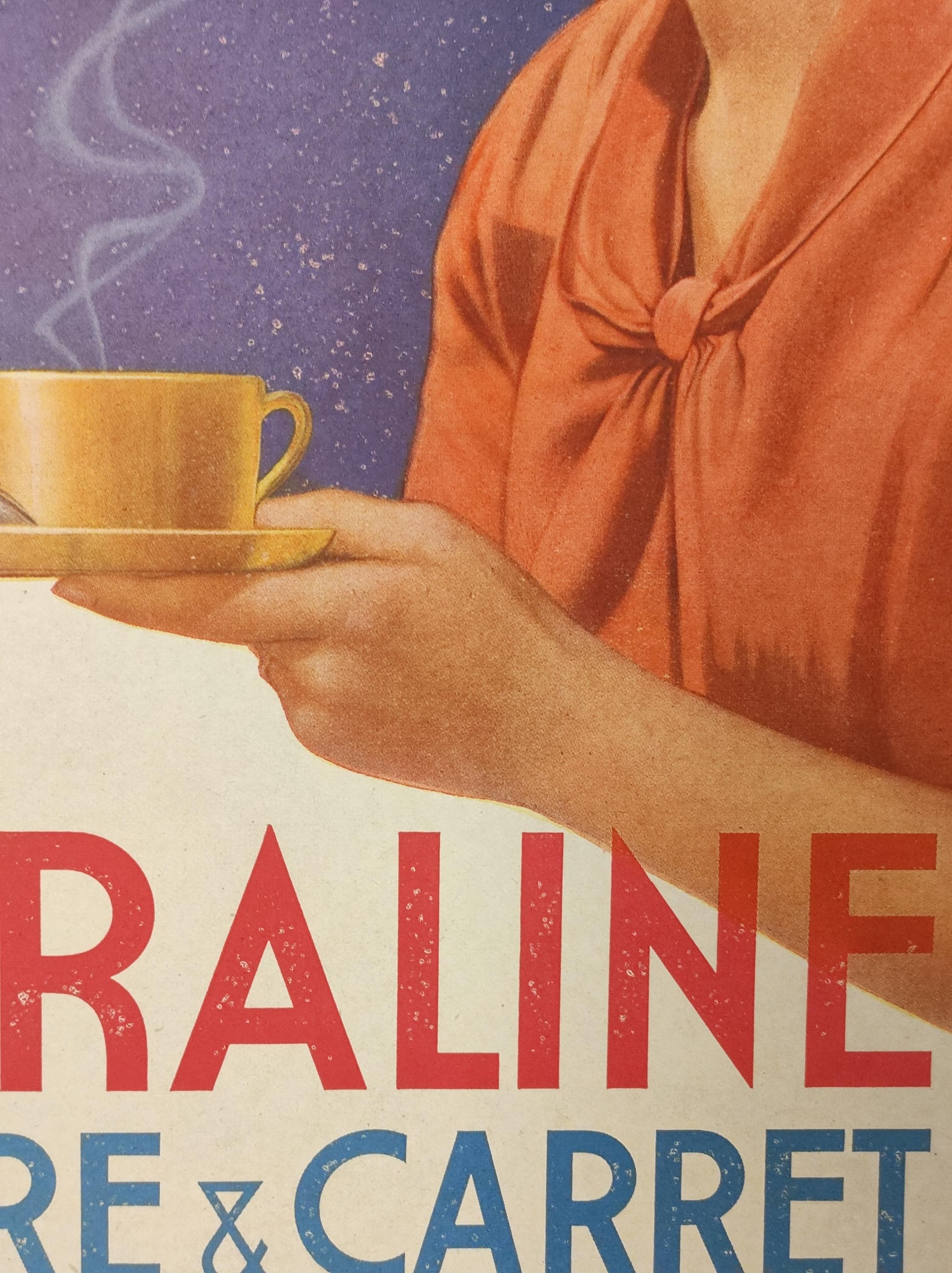 Original VINTAGE Magazine ADVERTISING FLORALINE Food Old Ad Framing ...
