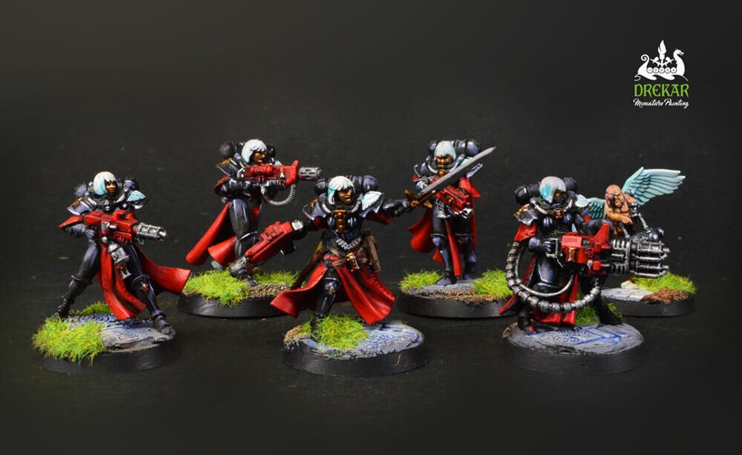 Retributor Squad Adeptus Sororitas Sisters Battle COMMISSION Painting ...