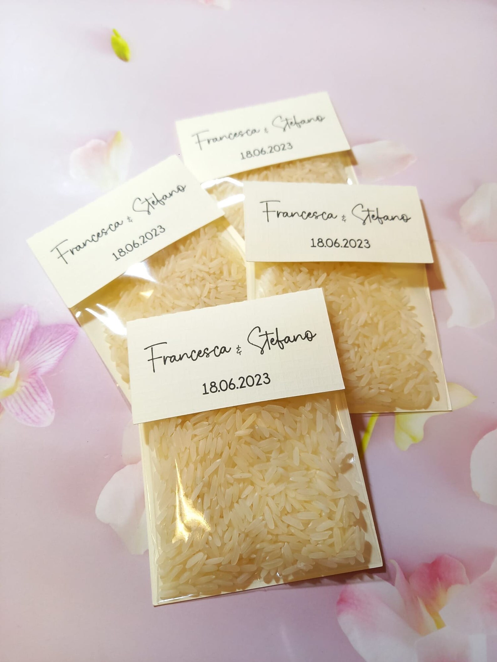 Personalized Wedding Rice Bags. Rice Bowl for Wedding. Personalized ...