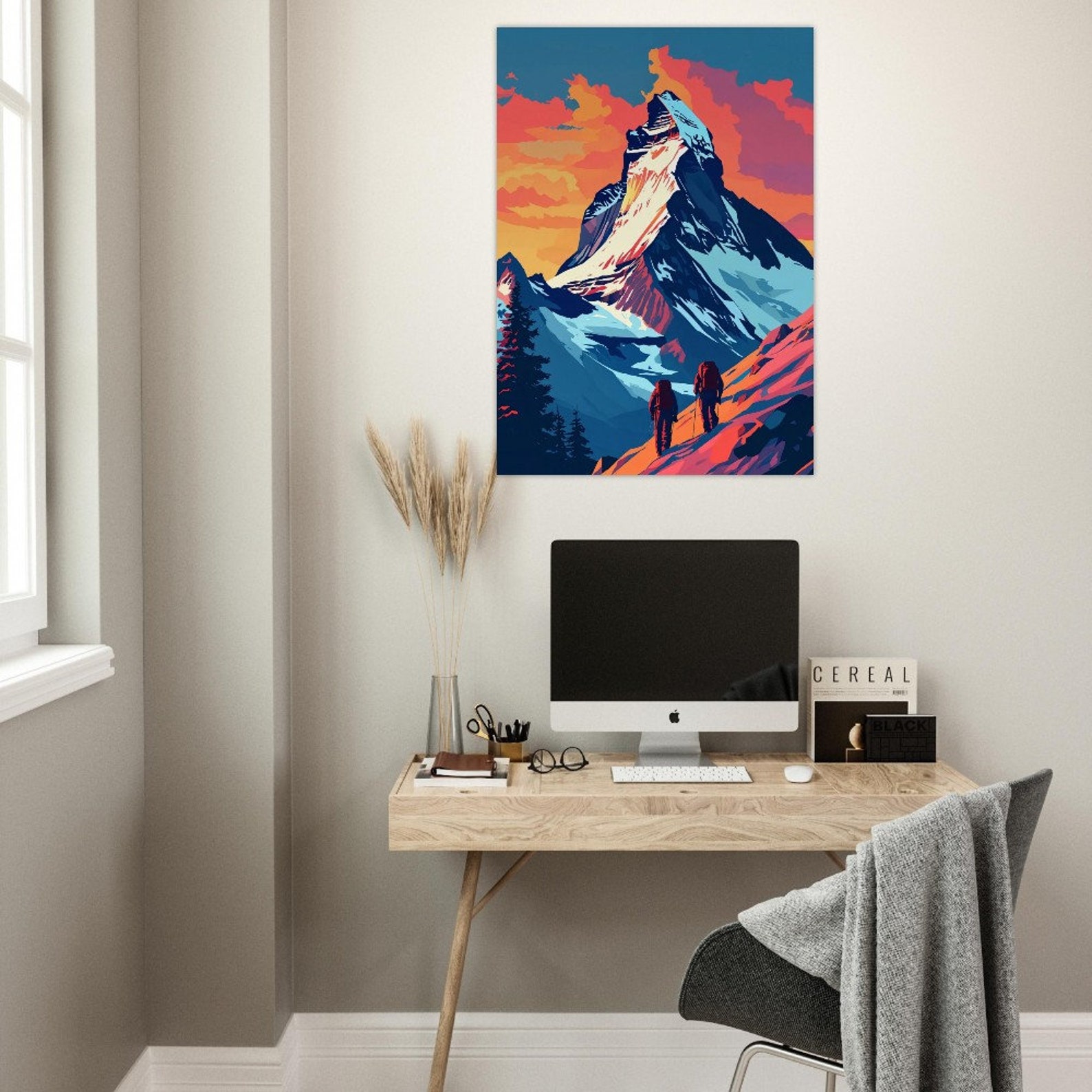 1645407 Ascending Matterhorn: Alpine Journey - Etsy