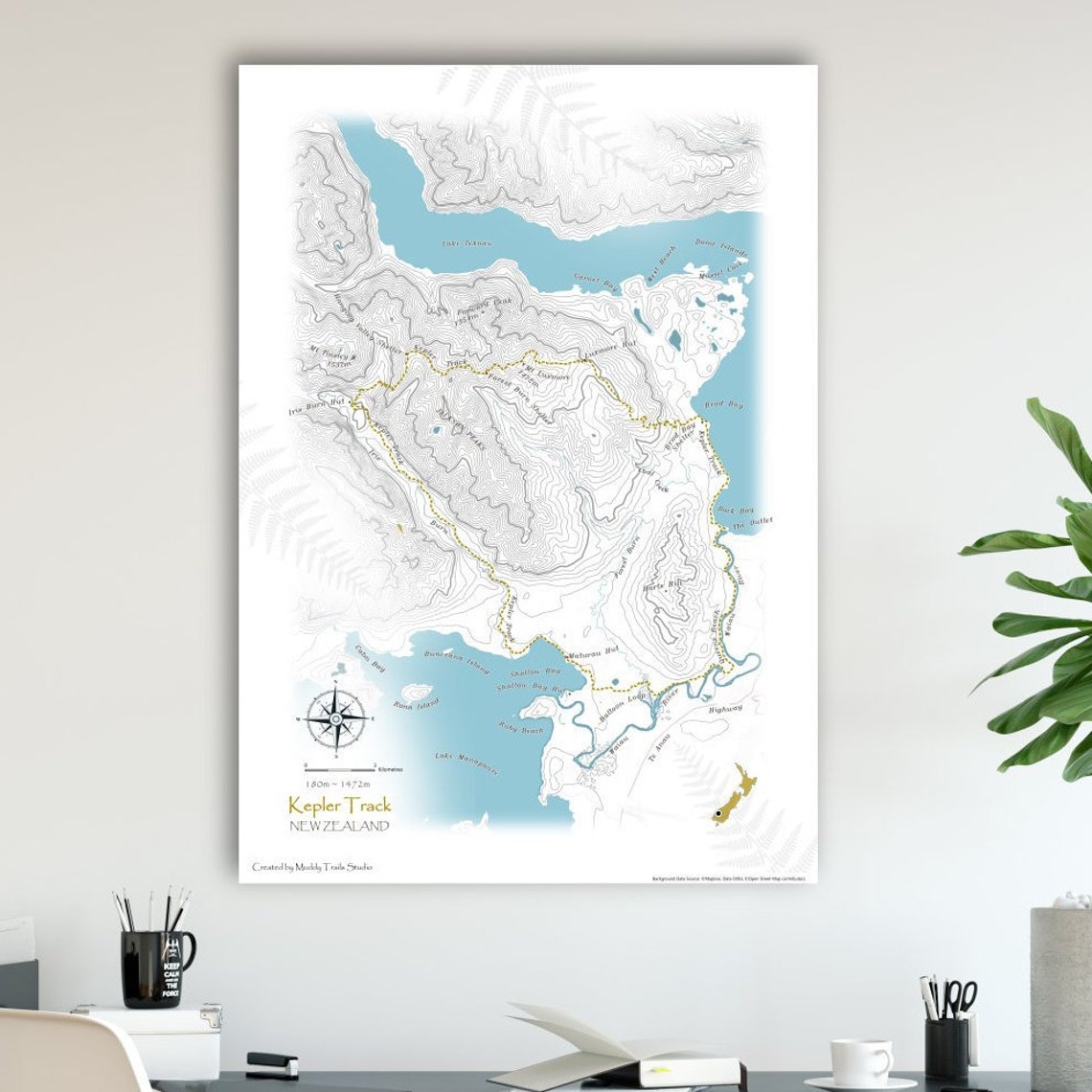 Kepler Track Decorative Map | Etsy