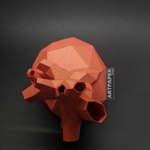 Papercraft Human Heart Template – Low Poly 3D Model (PDF, SVG, DXF) - Etsy