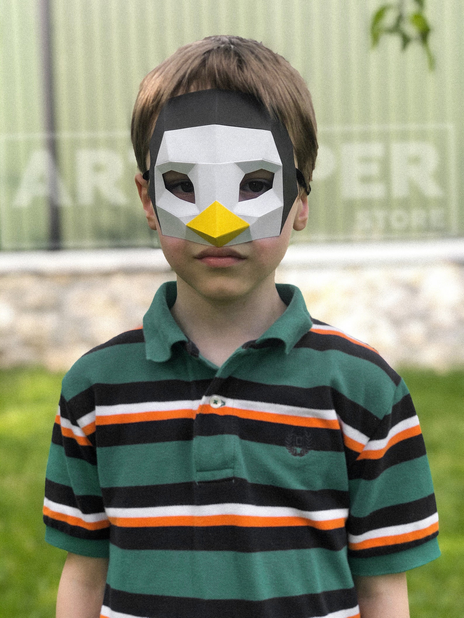 Papercraft PENGUIN Mask Animal 3D Low Poly Paper Mask DIY | Etsy