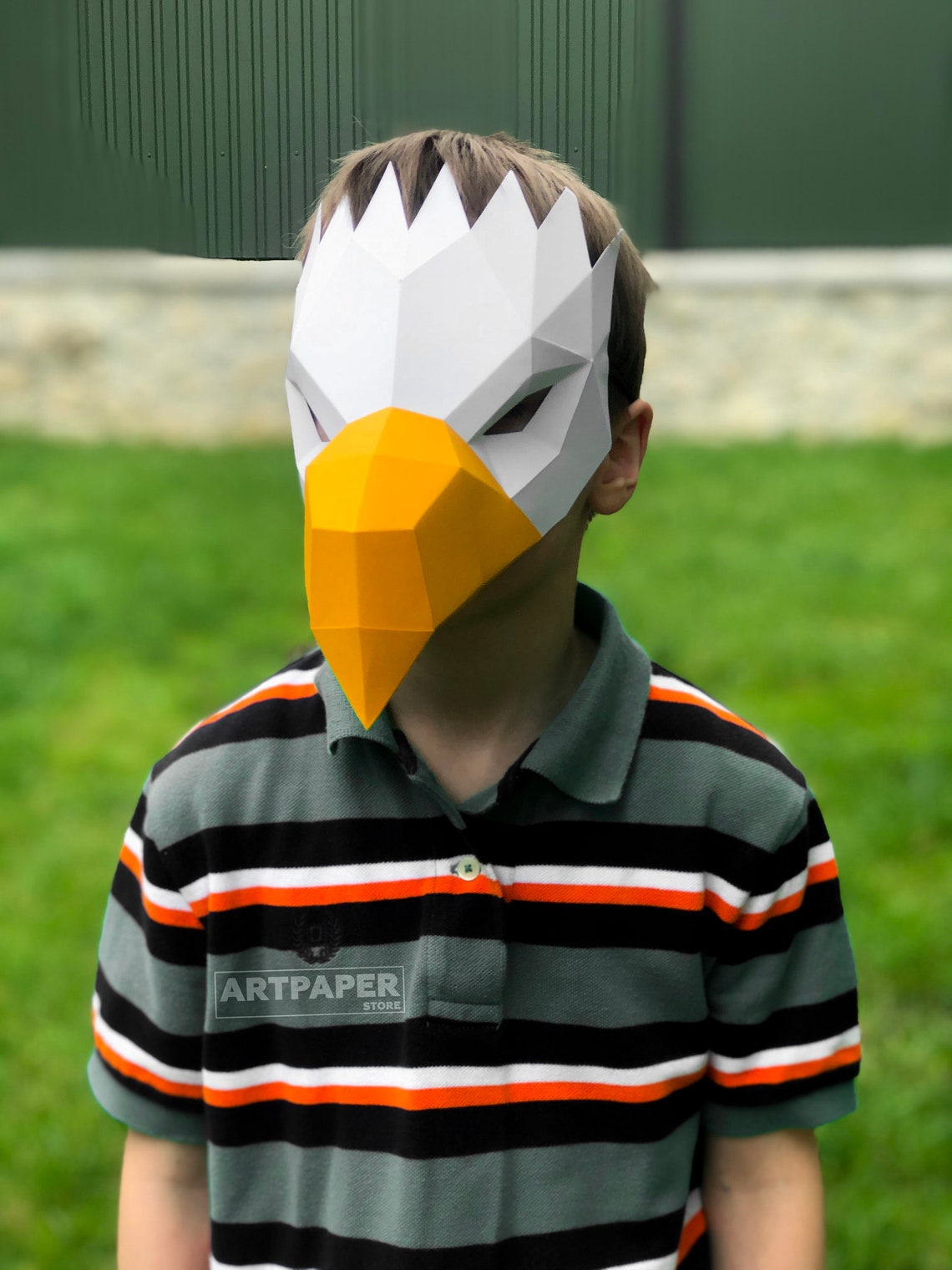 Papercraft EAGLE Bird Mask Animal 3D Low Poly Paper Mask DIY | Etsy Canada