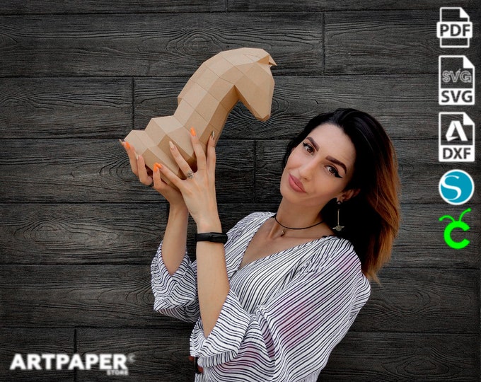 Papercraft PDF Template, for DIY, 3D Origami, Paper, Sculpture ...