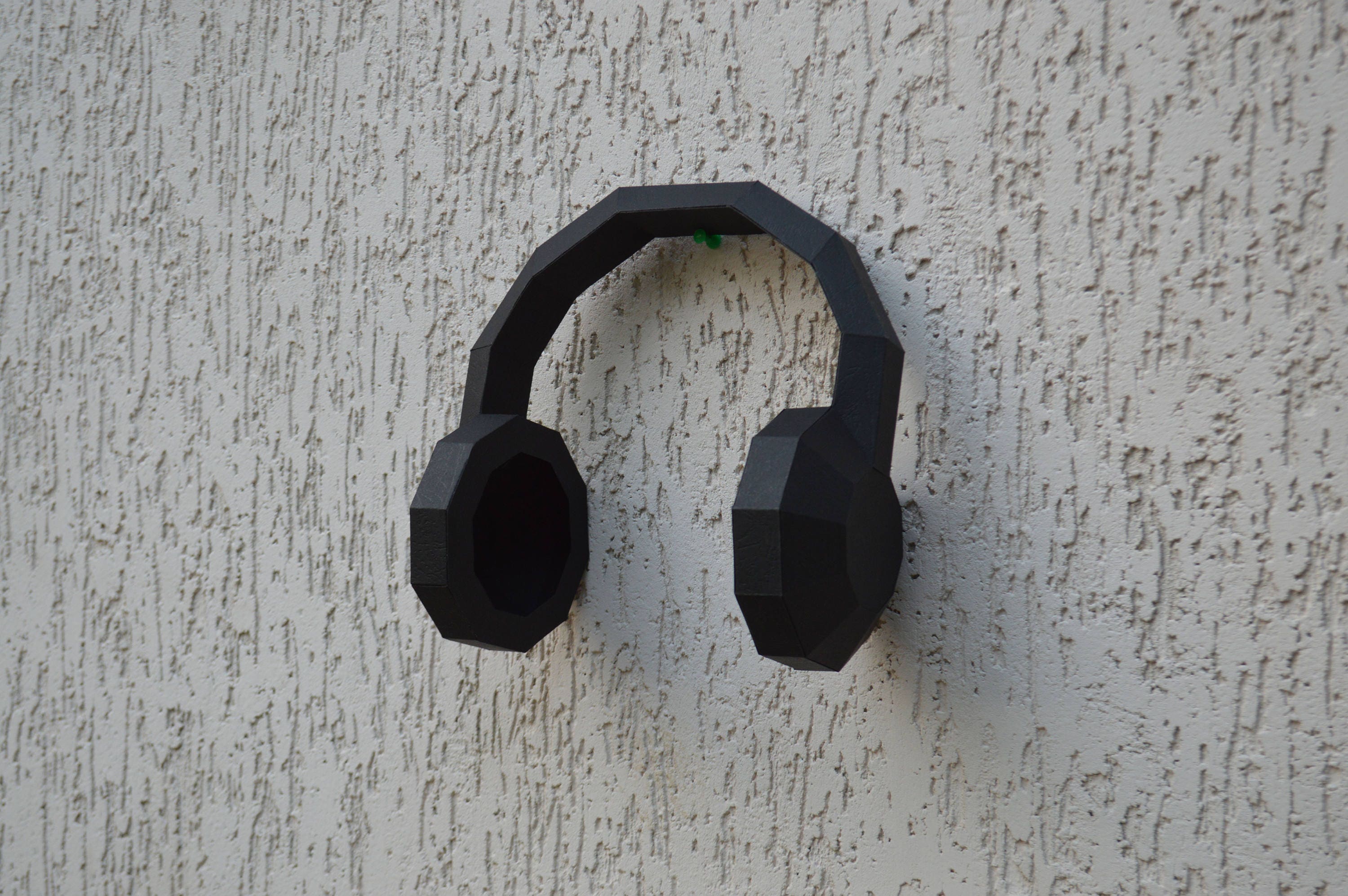 Papercraft Headphones Gadget 3D Low Poly Paper Sculpture DIY - Etsy