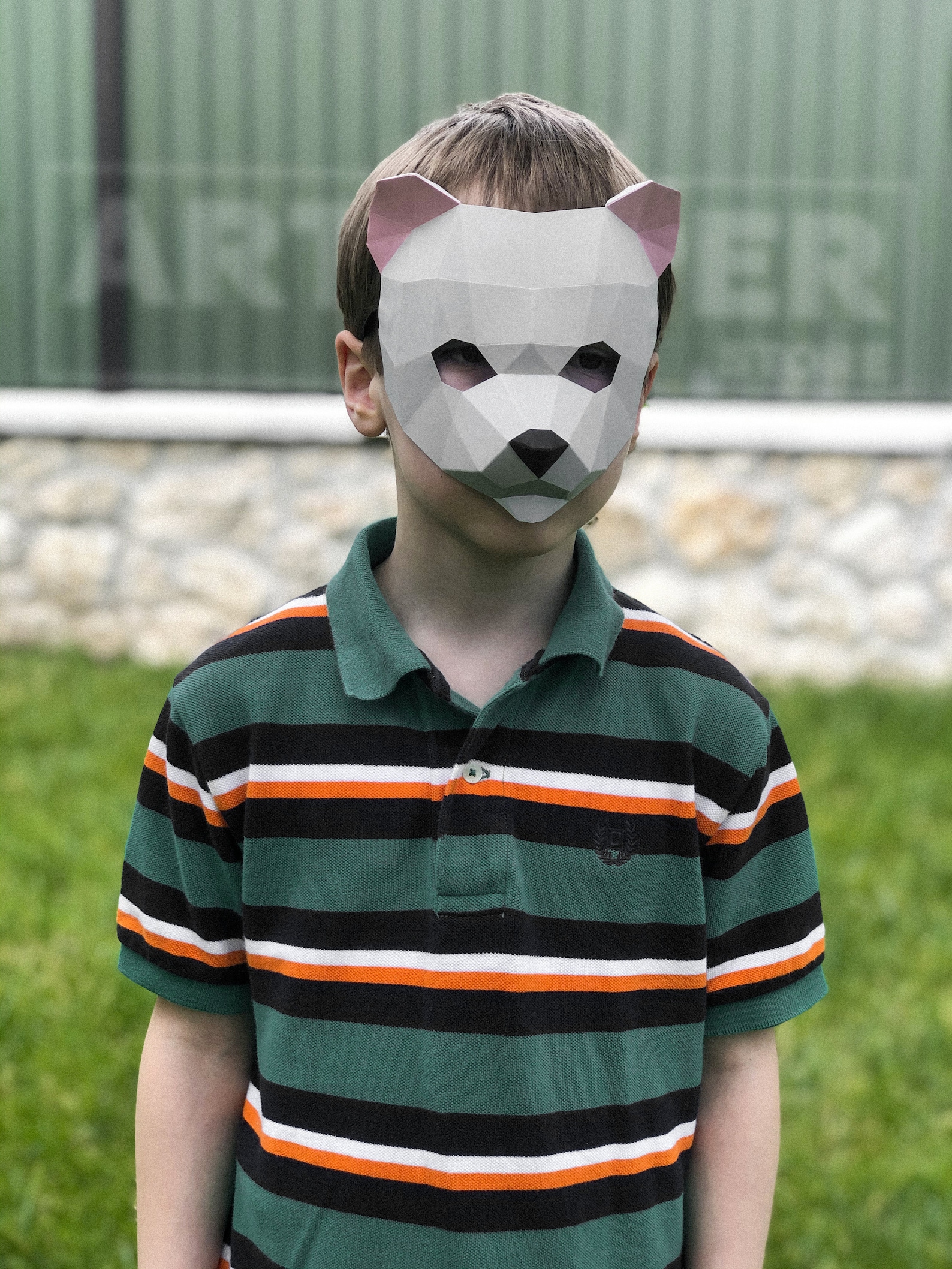 Papercraft RAT MOUSE mask Animal 3D Low Poly Paper Mask DIY | Etsy