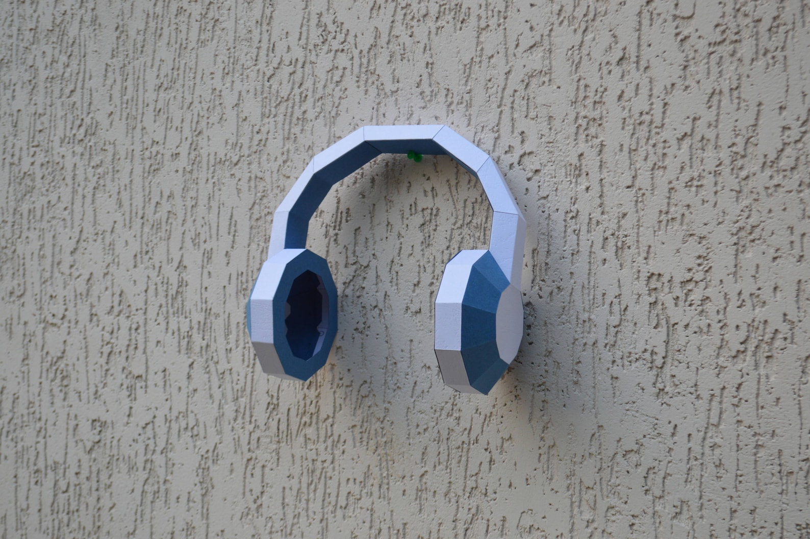 Papercraft Headphones Gadget 3D Low Poly Paper Sculpture DIY - Etsy