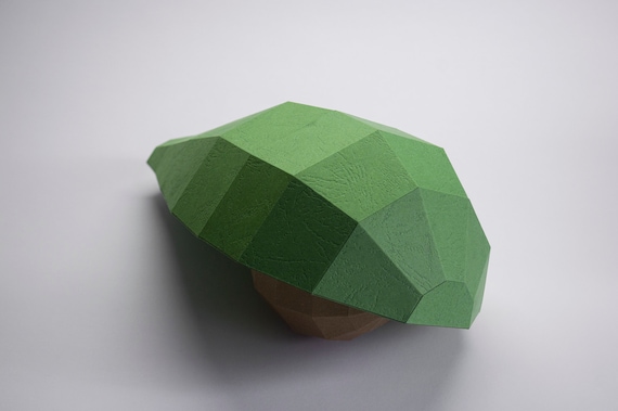 Papercraft 3D Avocado Template Fruit Low Poly Paper Sculpture - Etsy