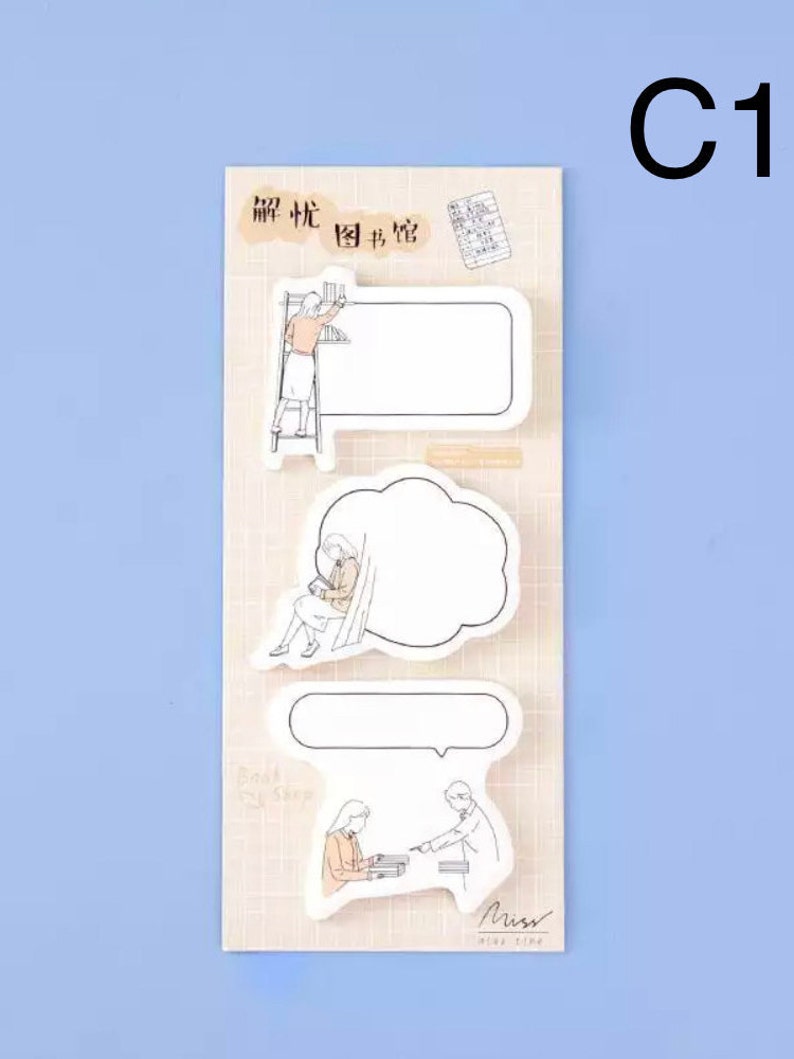 Cute Sticky Notes, Office School Supplies, Student Stationery, Cute ...