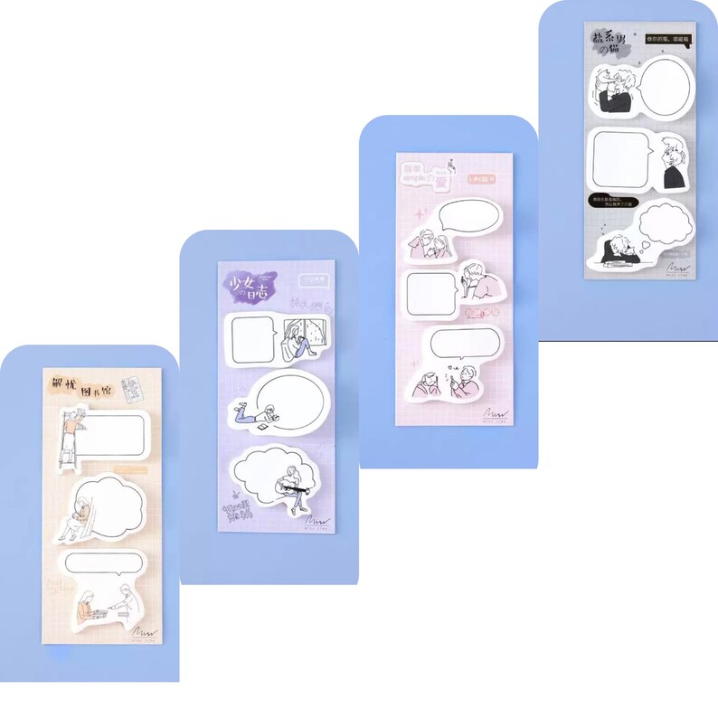 Cute Sticky Notes, Office School Supplies, Student Stationery, Cute ...