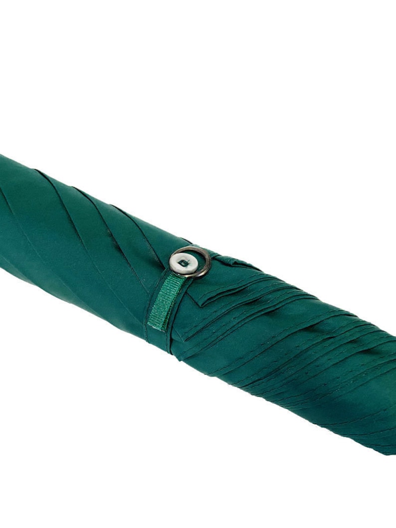 The Cotton® Polished Maple Handle Umbrella- Racing Green - Etsy